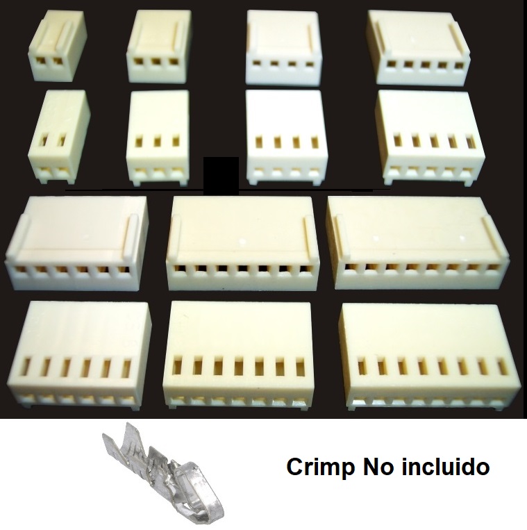 Conectores Molex KK Hembra 2.54